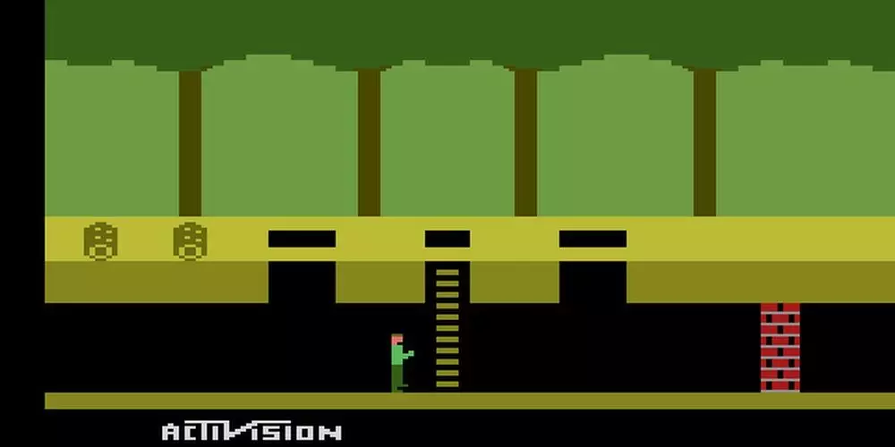 Pitfall Underground Logs Ladder