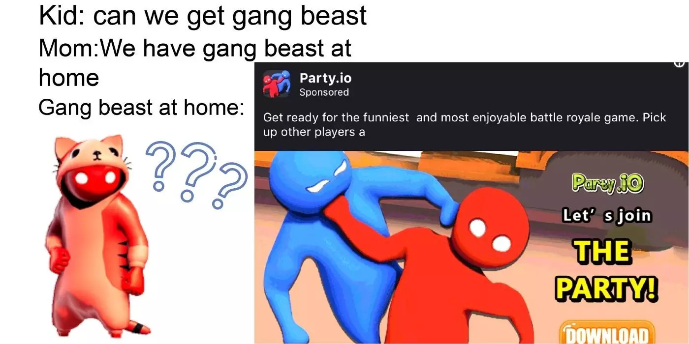 Gang Beasts Meme Knock Off Game