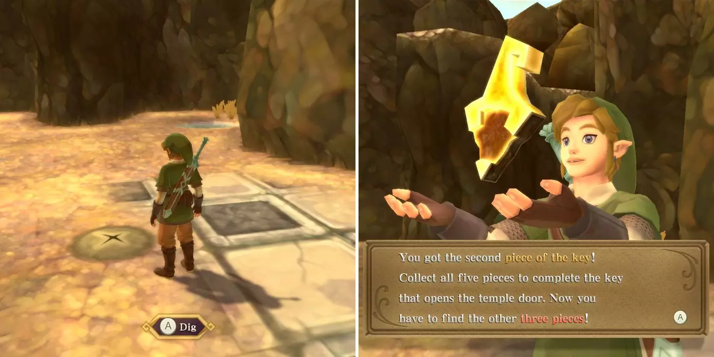 ได้รับชิ้นส่วนหลักที่สองใน The Legend of Zelda: Skyward Sword HD