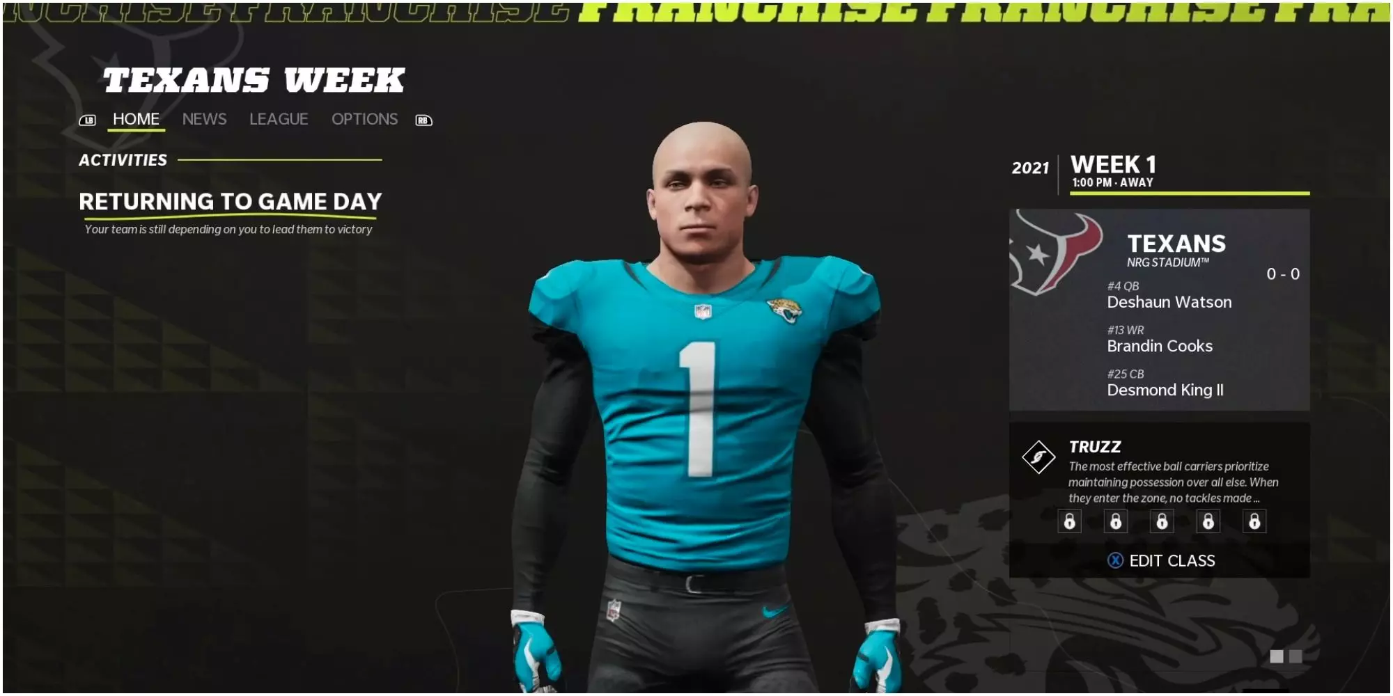 Madden NFL 22 frankiziaren aurrean lehen astea jokatzen