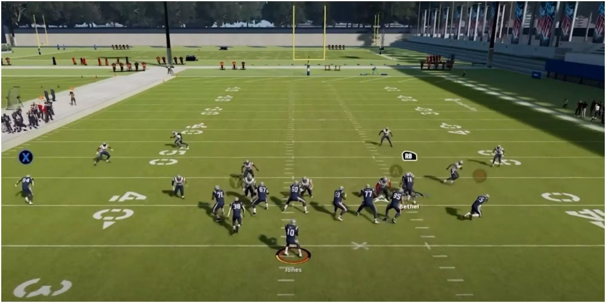 Madden NFL 22 ปิดกั้นผู้รับที่ดีที่สุดของทีมที่ Line