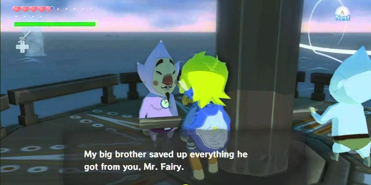 Zelda Wind Waker Tingle Xwişk û birayên