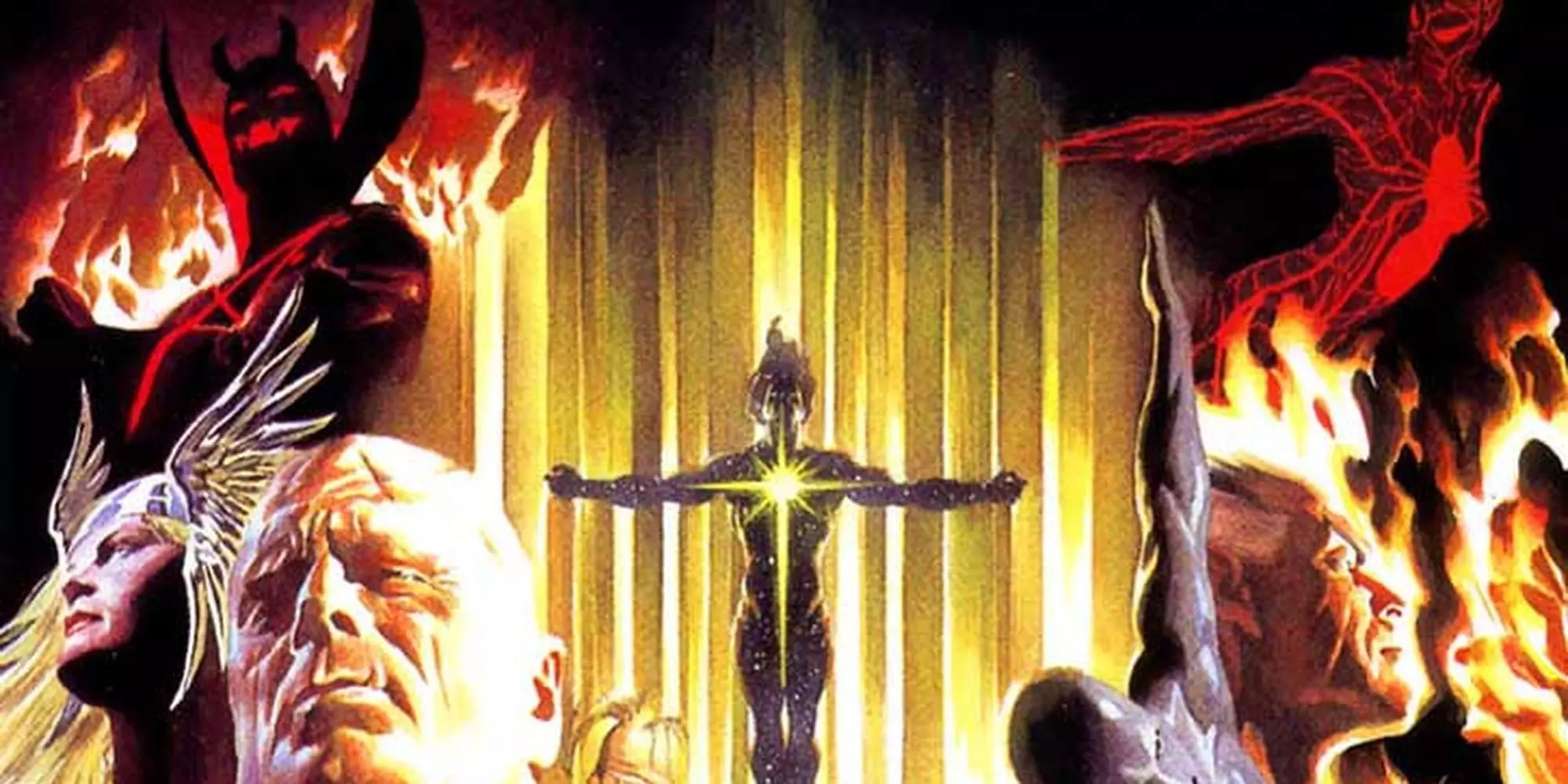 Earth X Cover saunia e Alex Ross Cropped