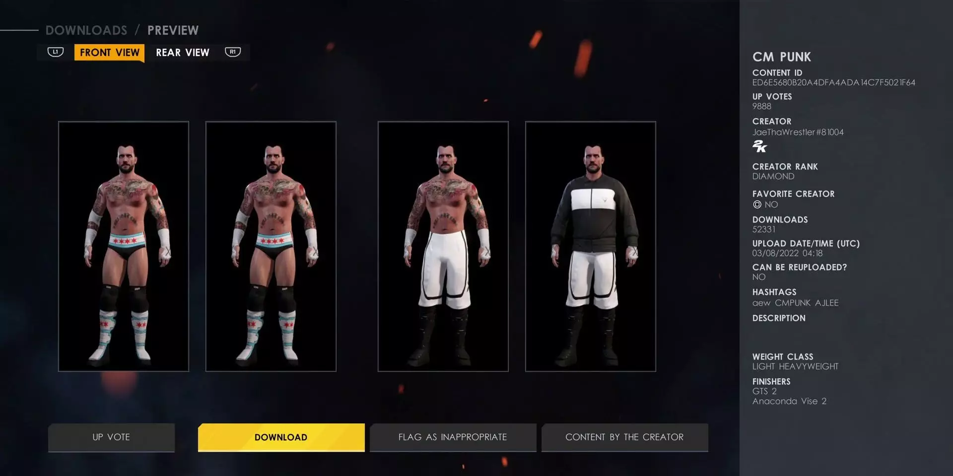 wwe-2k22-best-custom-superstars-основанный-на-бывших-wwe-рестлеров-см-панк