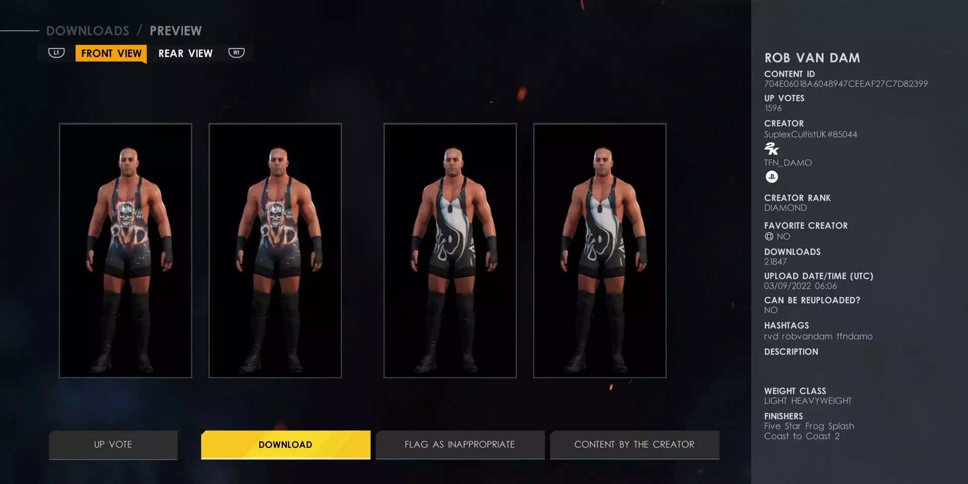 wwe-2k22-mellores-superestrellas-personalizadas-baseadas-nos-antigos-loitadores-wwe-rob-van-dam