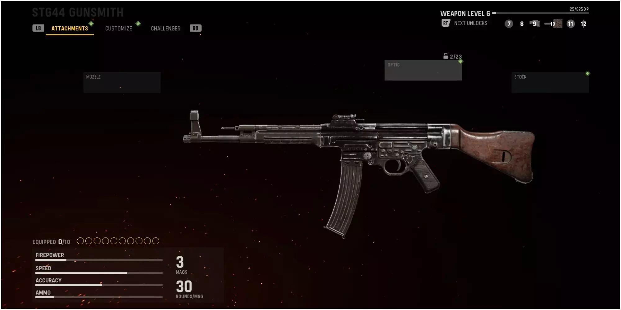 Call Of Duty Vanguard STG44 Silah Ustasında Yükseltme Olmadan