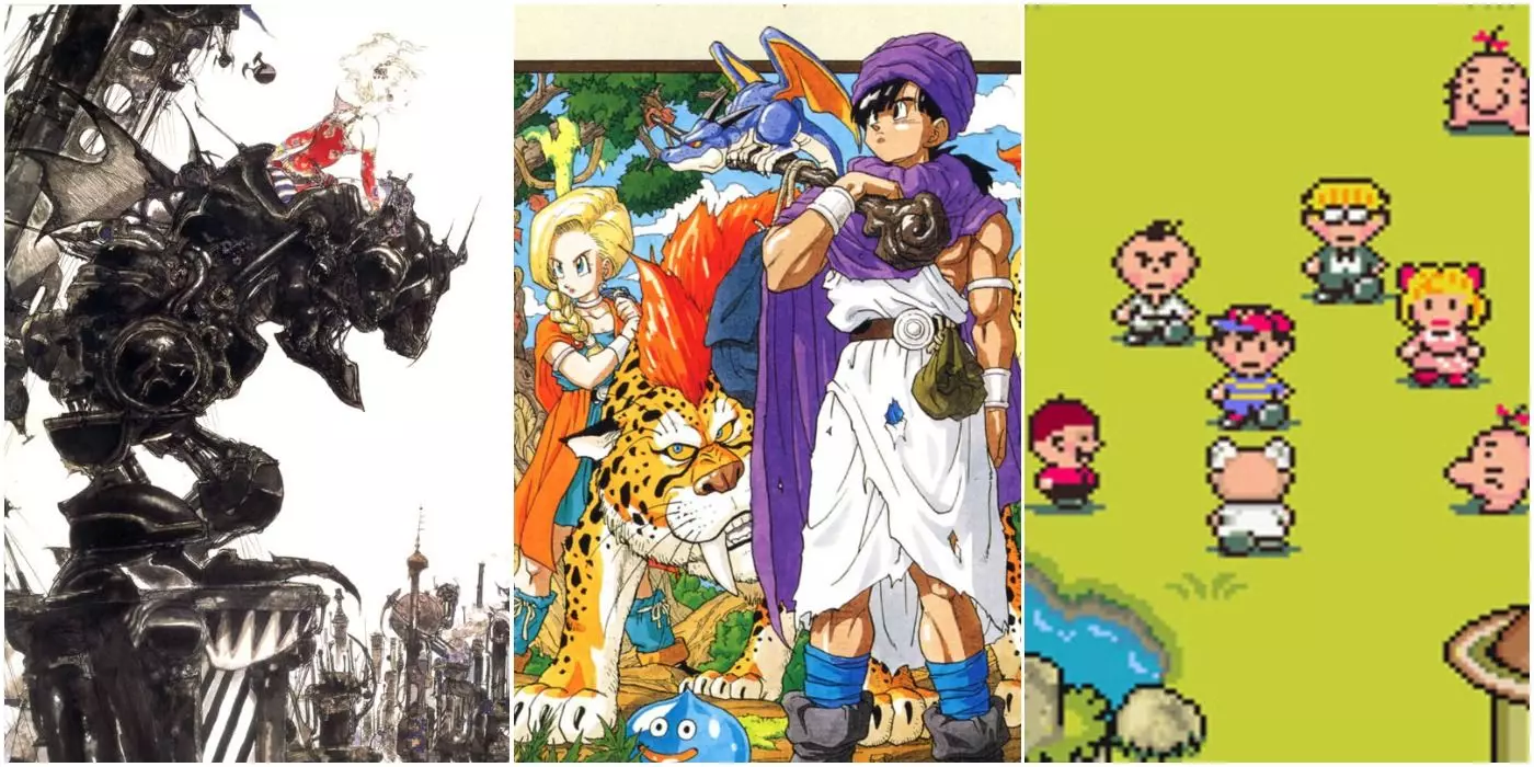 Final Fantasy 6, Dragon Quest 5, erdgebunden