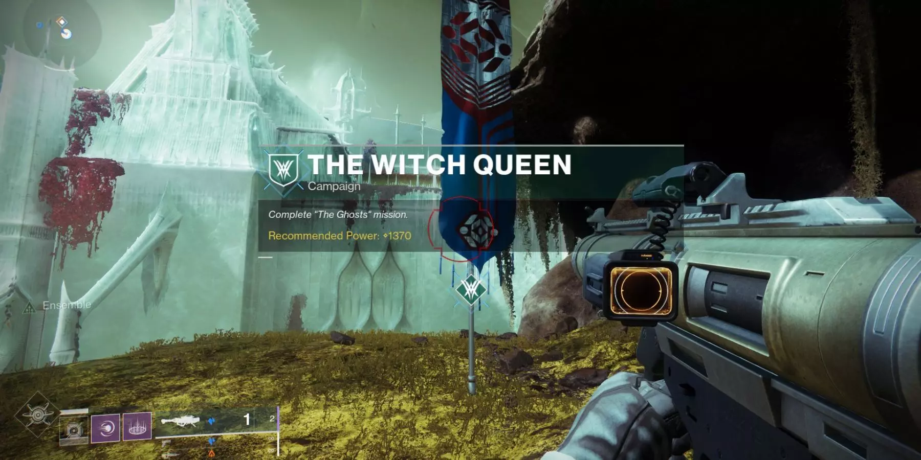 Drapeau de mission de la campagne Destiny 2 The Witch Queen