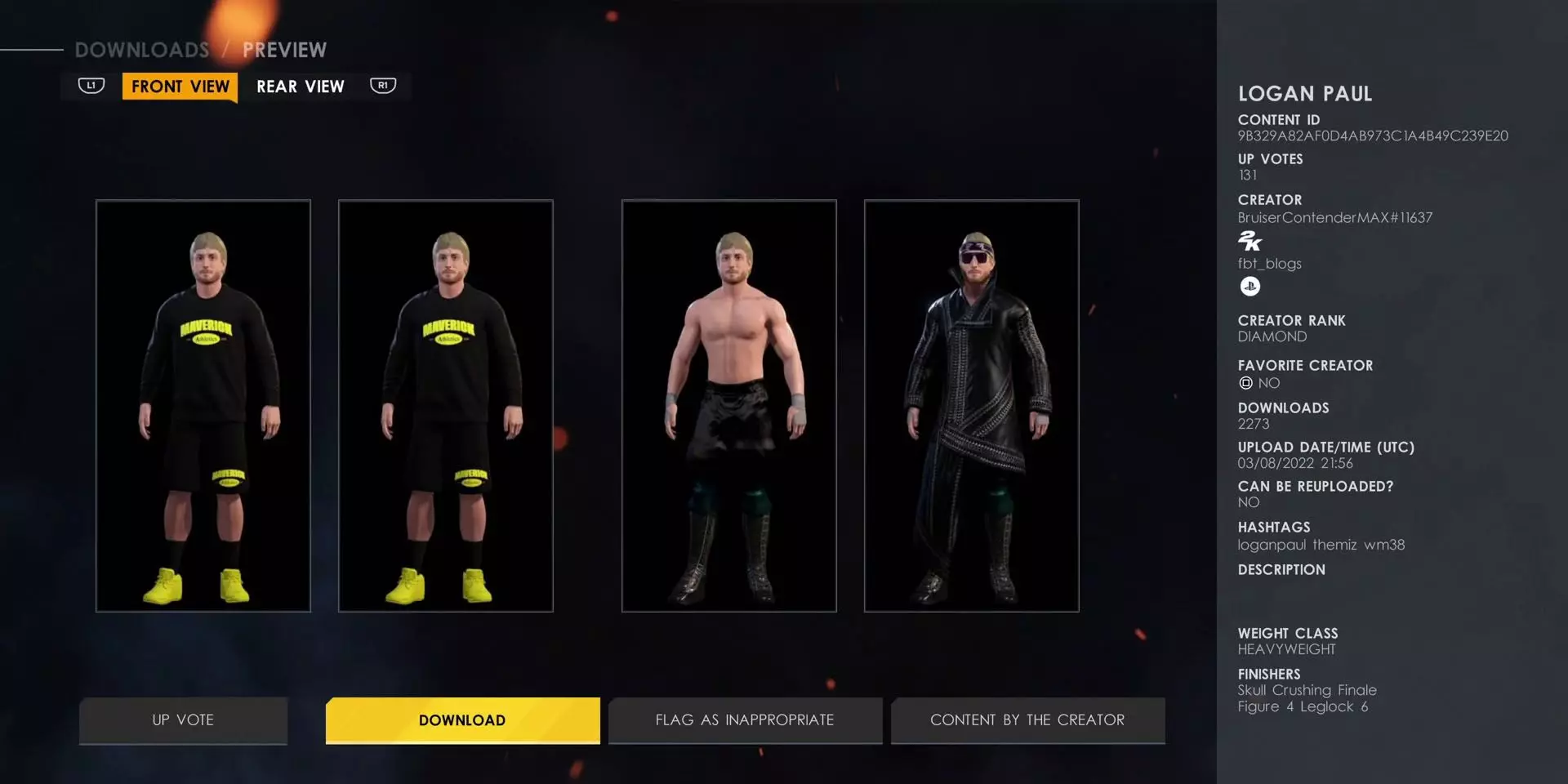 wwe-2k22-bestu-sérsniðnar-stórstjörnur-byggðar-á-stjörnum-logan-paul