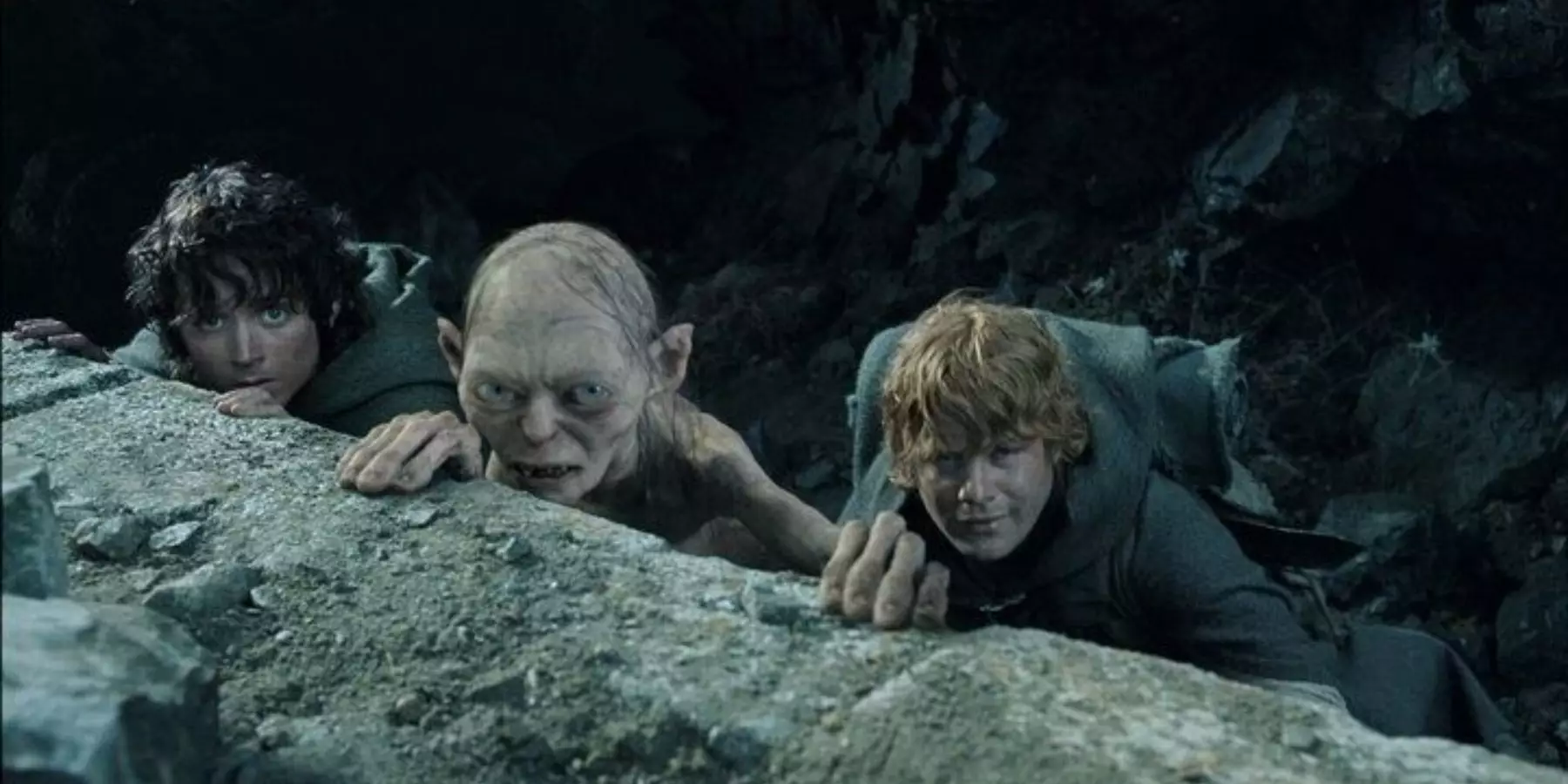 Frodo Sam At Gollum Black Gates