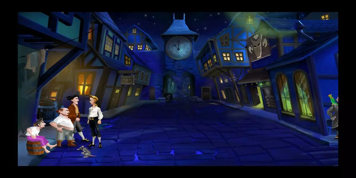 Pirates ao amin'ny tanàna voalohany Secret of the Monkey Island