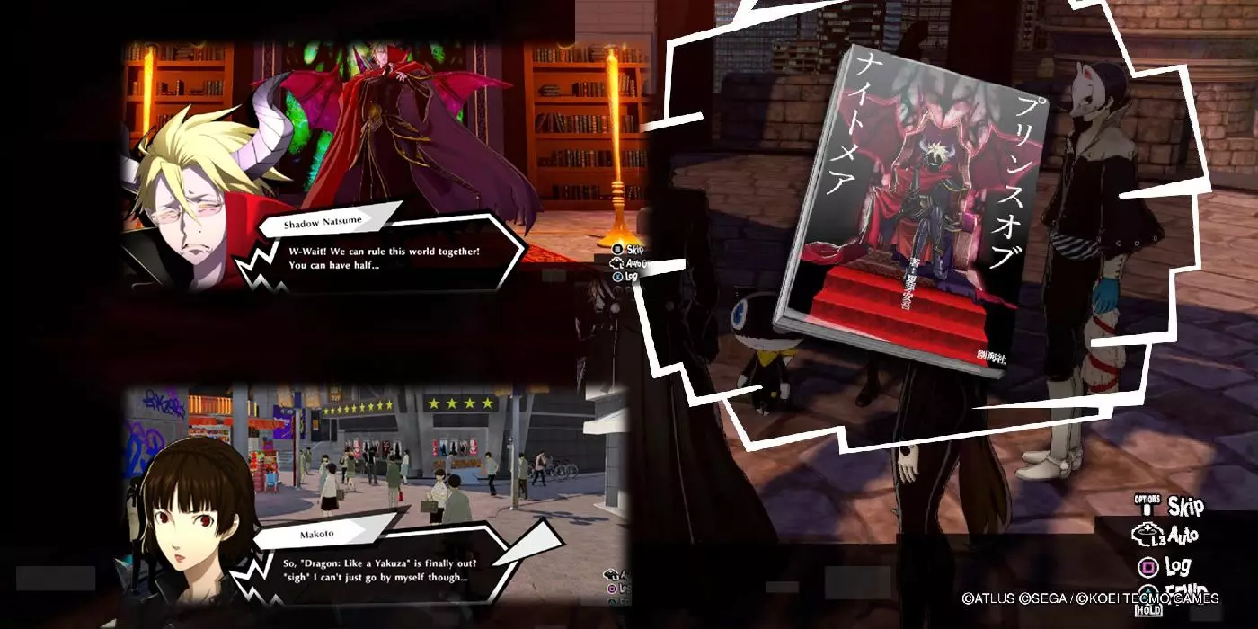 Persona 5 Abahlaseli: Imizekelo nje embalwa yeeReferensi kuwo wonke uMdlalo