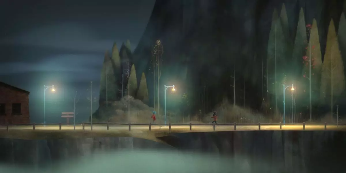 oxenfree 令人毛骨悚然的建築物。