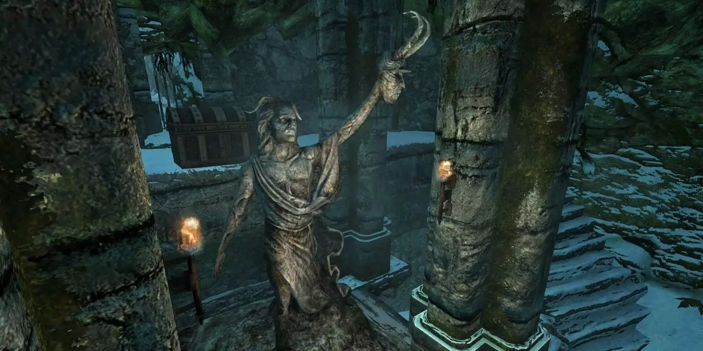 Elder Scrolls V Skyrim'den Clavicus Vile Heykeli