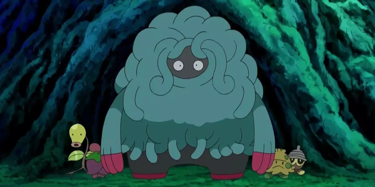 Pokemon Tangrowth դրսում