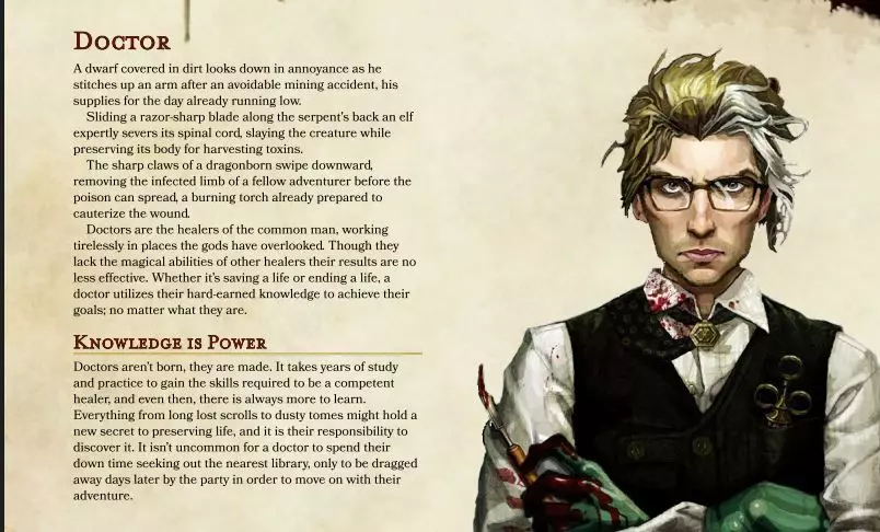 dnd doctor homebrew