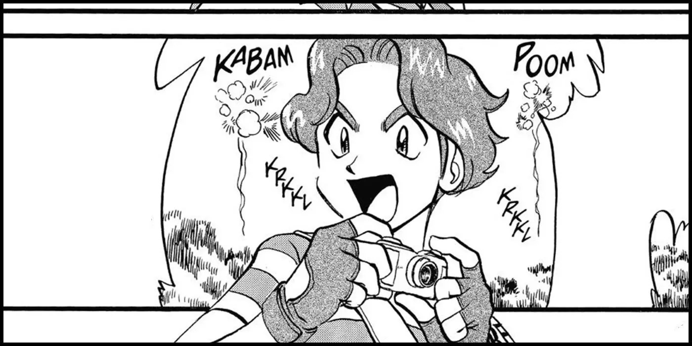 Pokemon Adventures Emerald - Todd Snap in his first apperance in the Manga