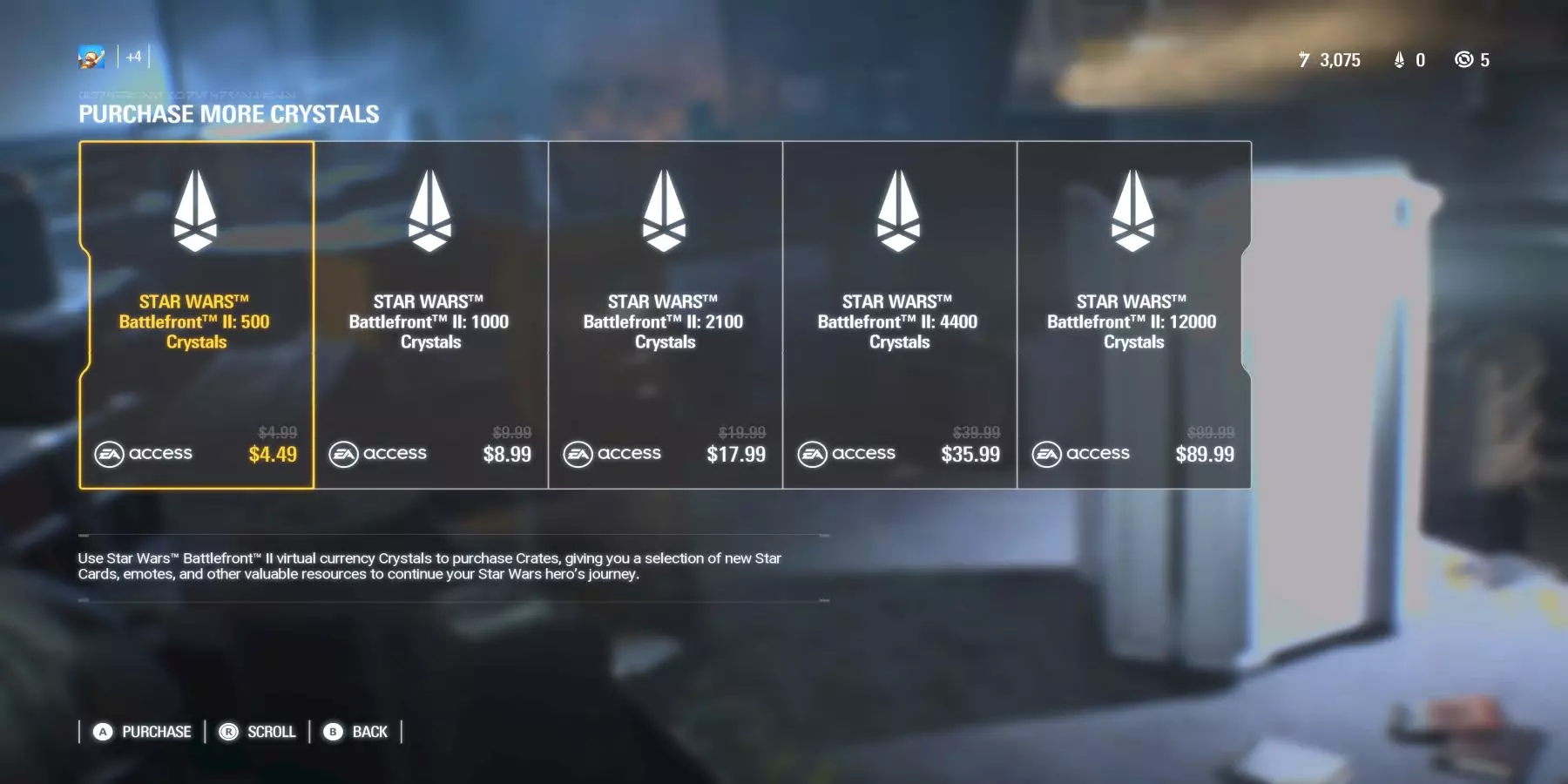 Battlefront 2 screen Microtransaction