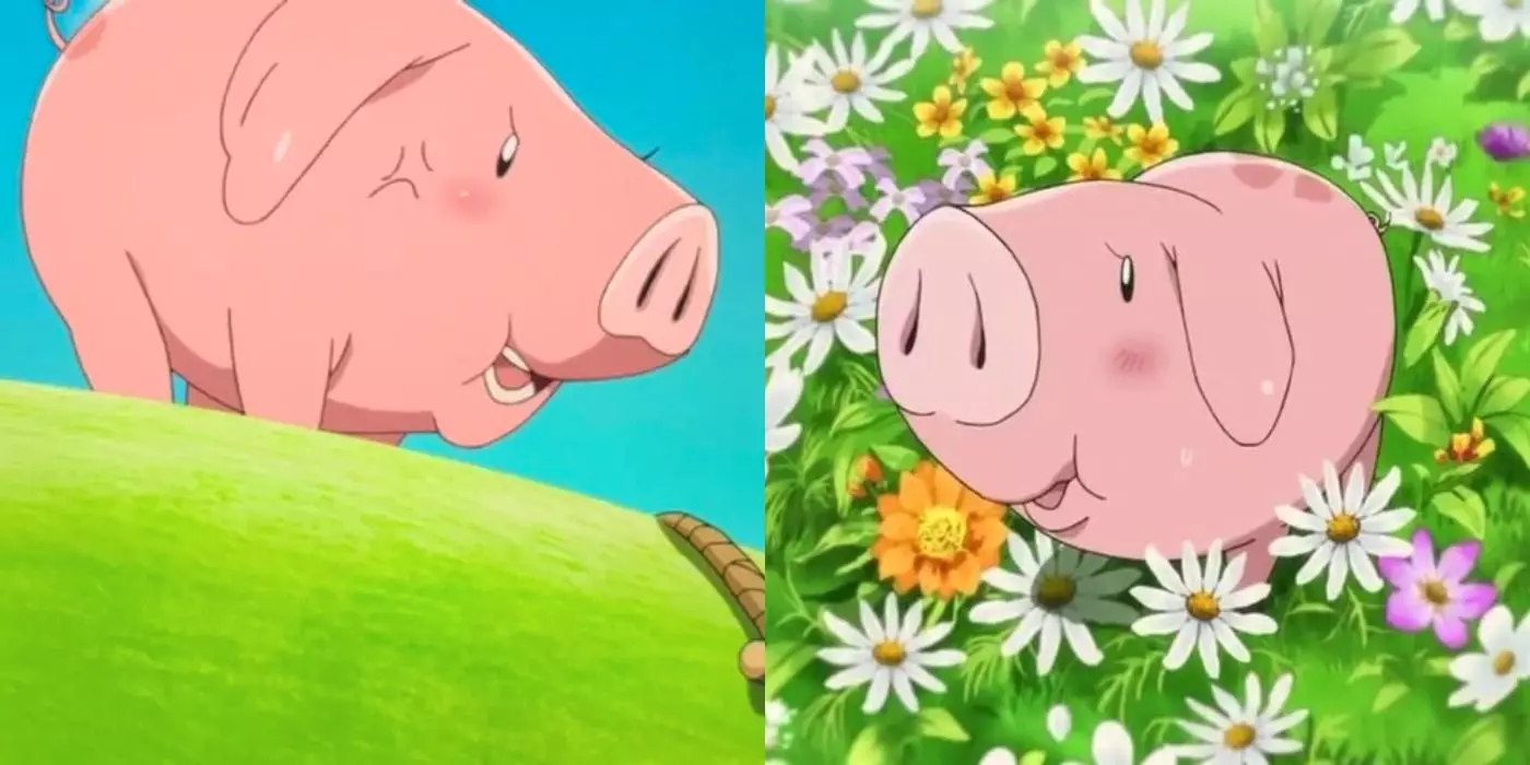 Hawk pink pig kubva kuSeven Deadly Sins anime