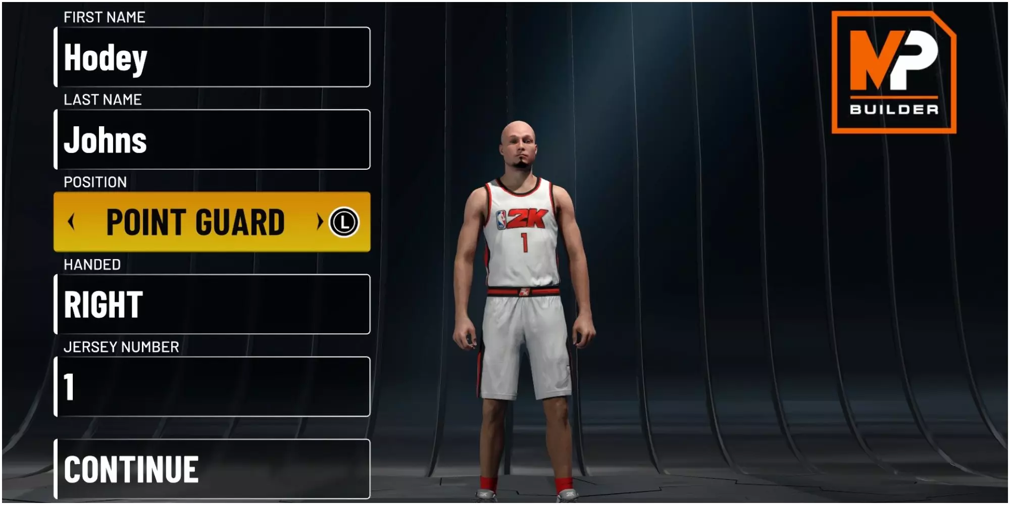 NBA 2K22 Επιλογή της θέσης Point Guard