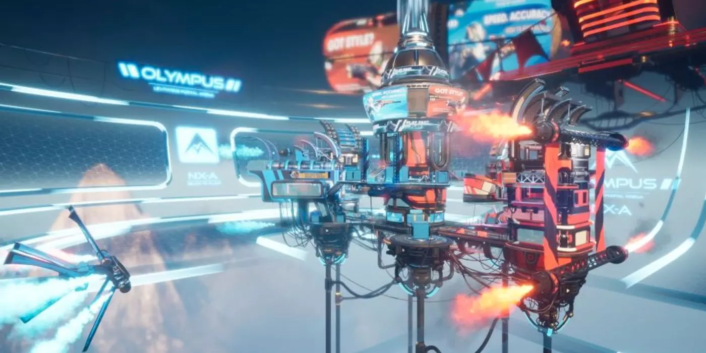 اولمپس ریس کا نقشہ Splitgate