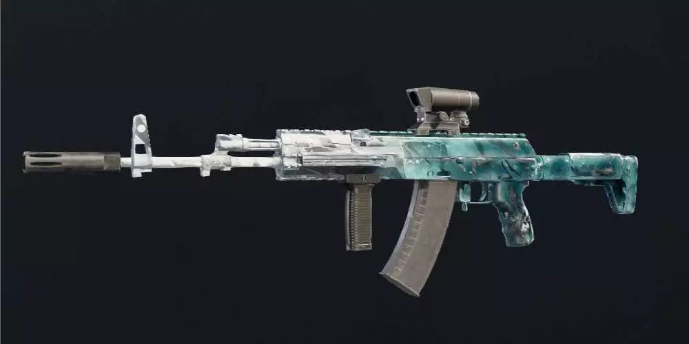 Zaj sawv Rau Siege AK-12 dej khov dub