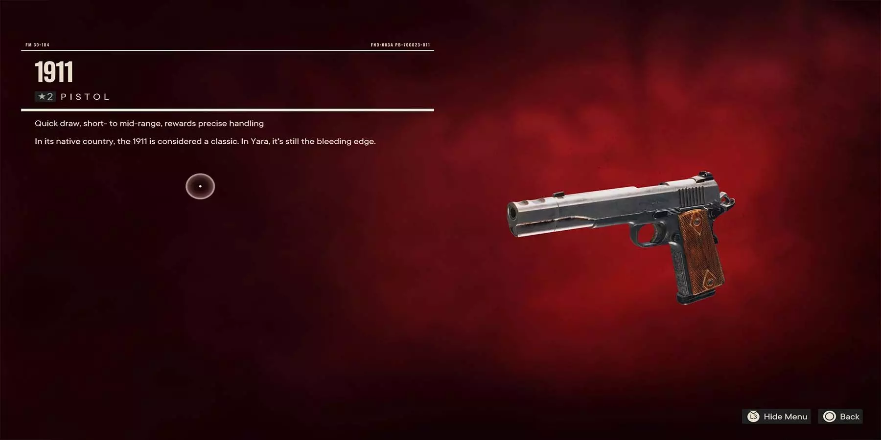 Pistola far cry 6 1911