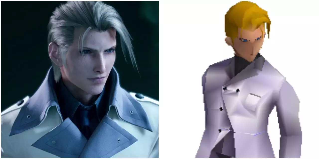 Final Fantasy 7 Rufus Shinra alderaketa