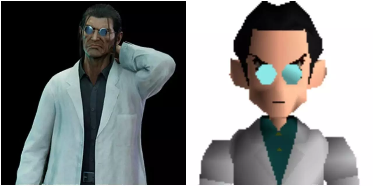 Final Fantasy 7 Professor Hojo Konparazioa