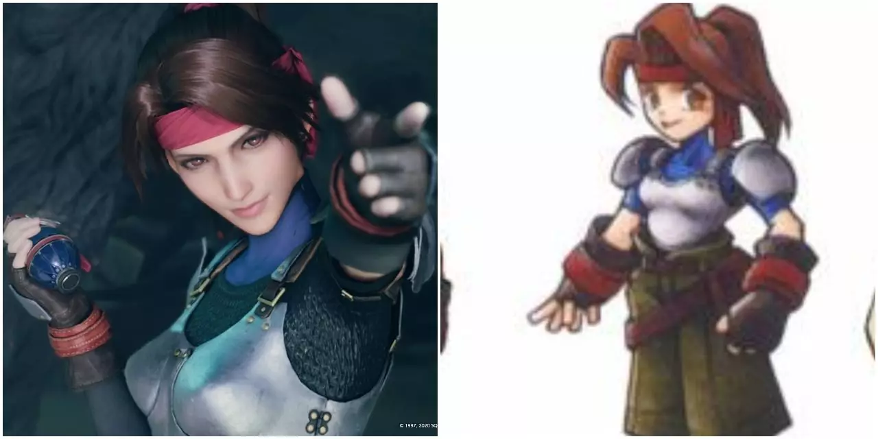 Final Fantasy 7 Jessie Rasberry Comparison