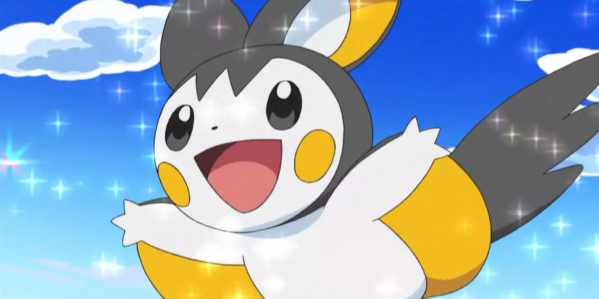 Pokemon Anime Emolga kvēlojošs