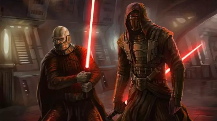 Star Wars: Knights of the Old Republic ak 12 lòt jwèt OG Xbox Kounye a sou Xbox One - Darth Revan konsèp art