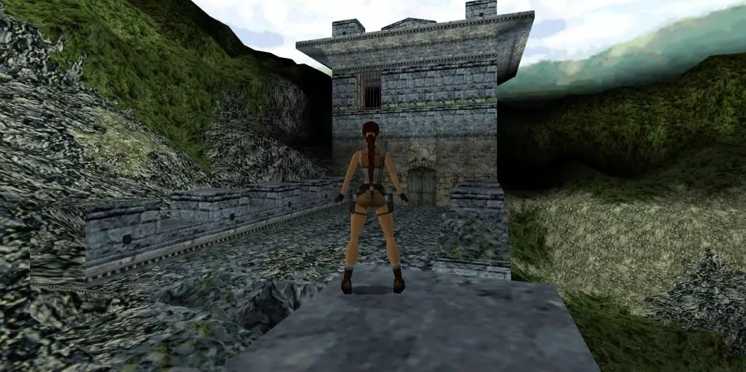 Tomb Raider II ၏ ဂိမ်းကစားခြင်း မျက်နှာပြင်ဓာတ်ပုံ