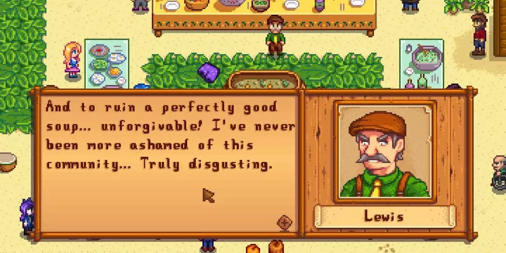 Lewis Shorts Stardew Valley Luau Festival