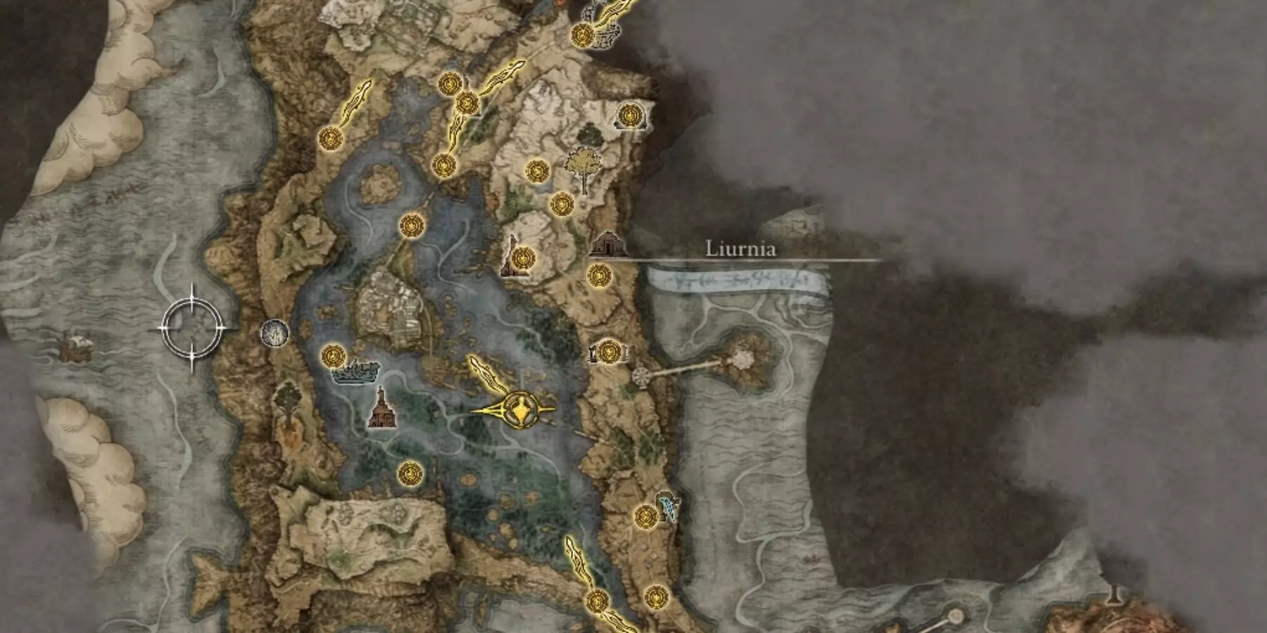 Elden Ring: Lahat ng Liurnia Of The Lakes Map Fragment Locations