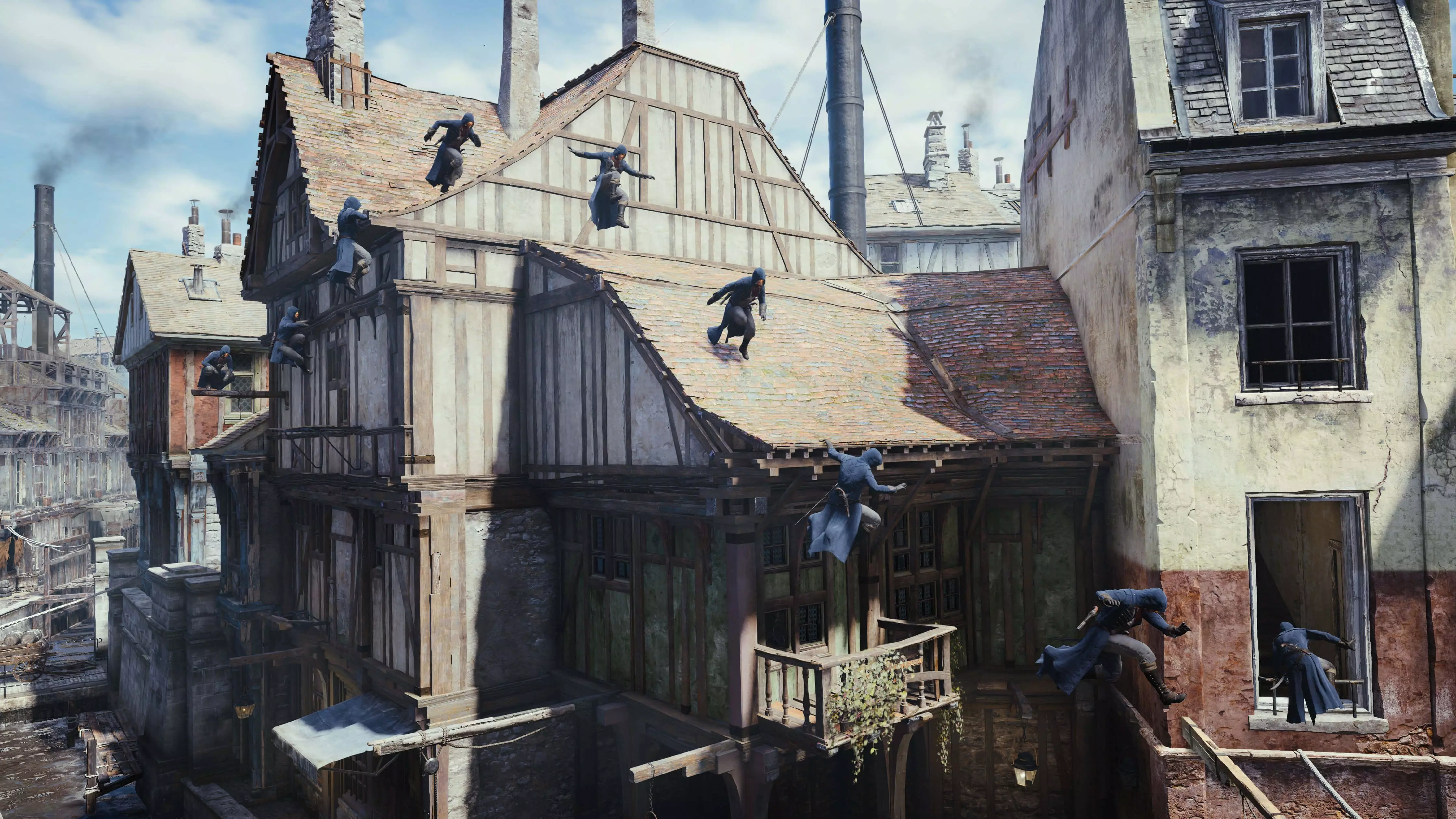 Assassins Creed Unity Parkour လမ်းကြောင်း