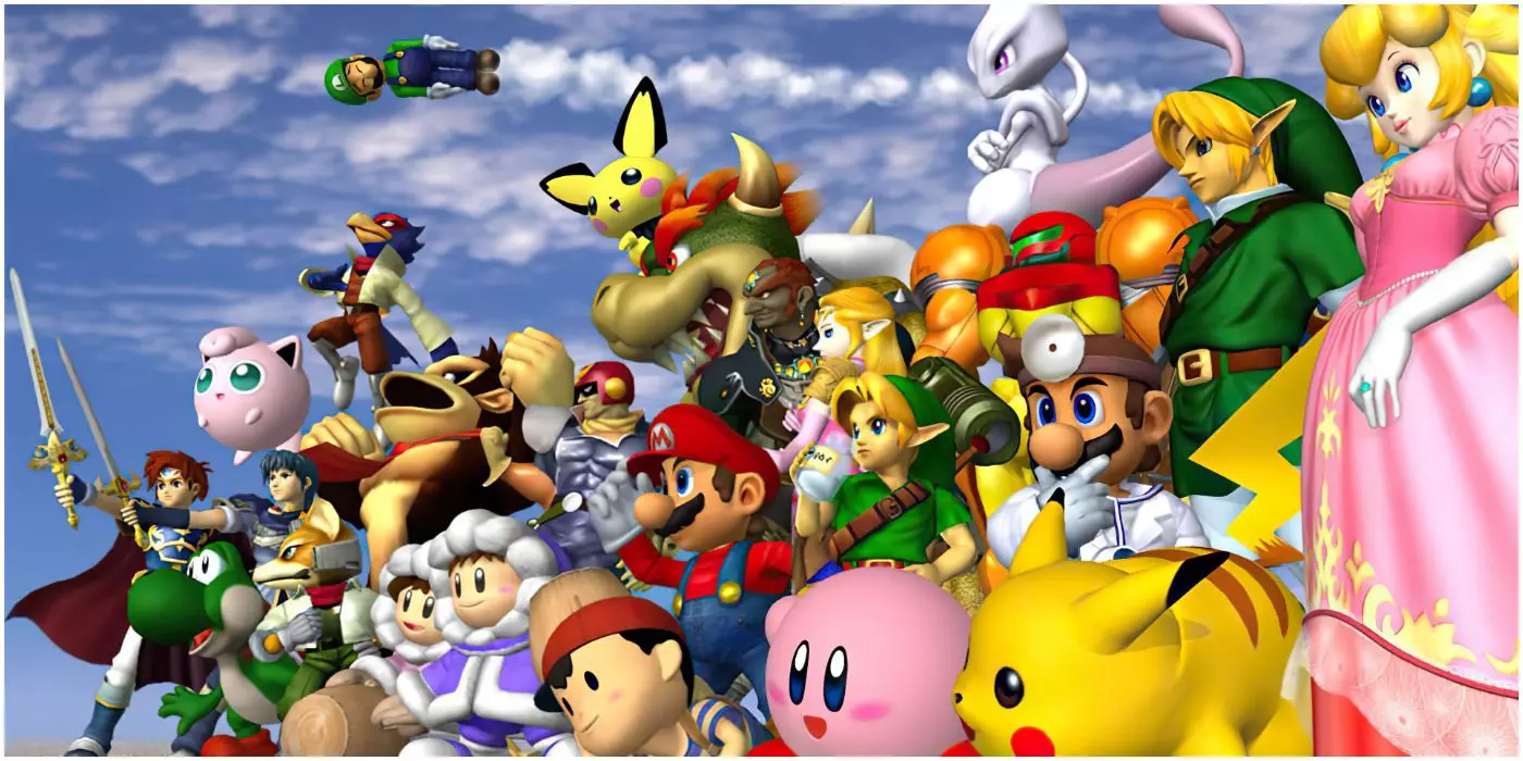 Super Smash Bros Melee promo art