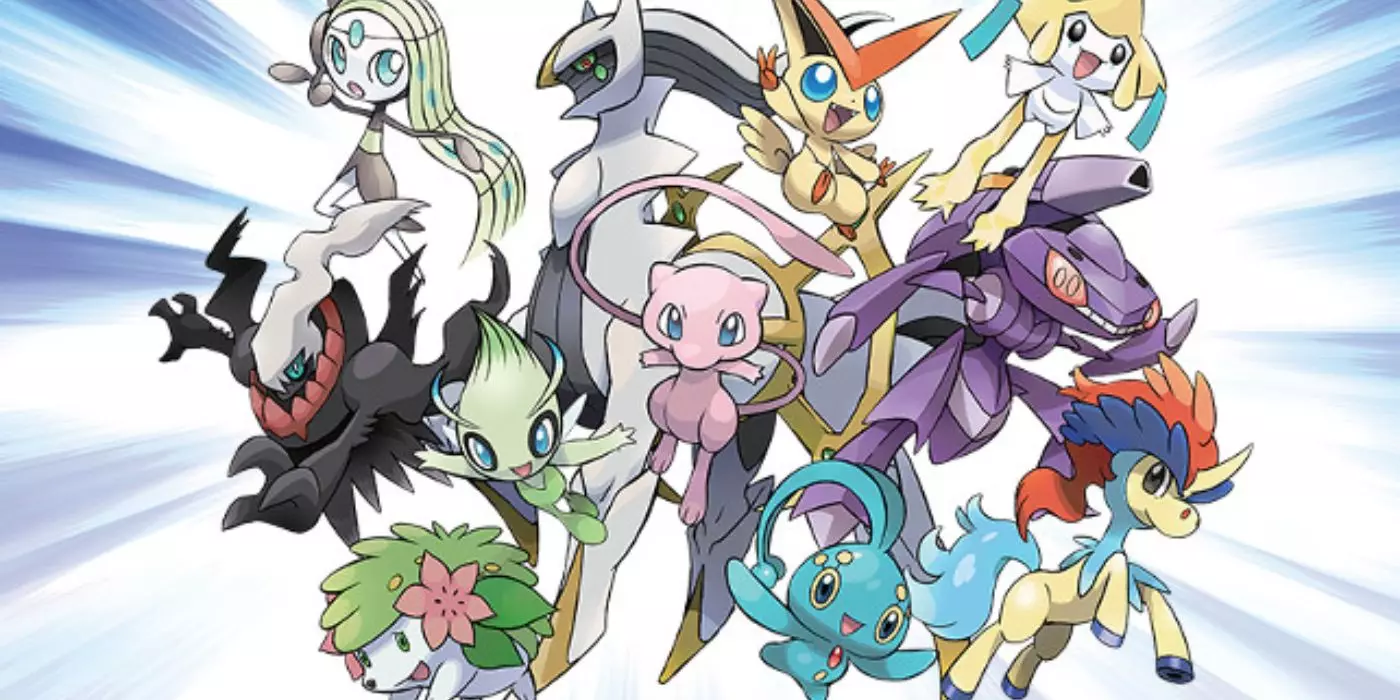 arceus meloetta darkrai victini mew shaymin มานาฟี Genesec jirachi keldeo