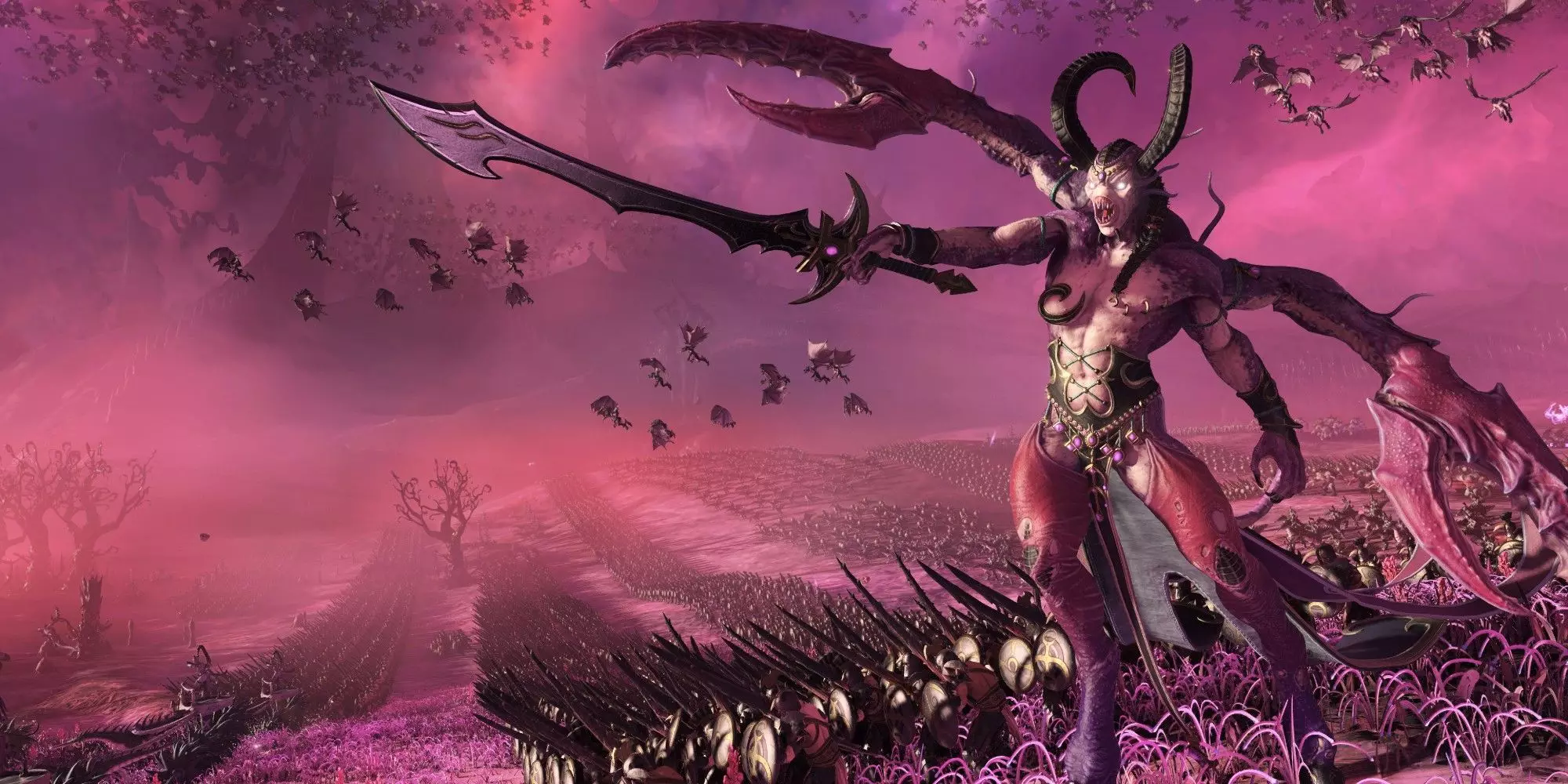 Total War Warhammer 3 Ejército de Slaanesh