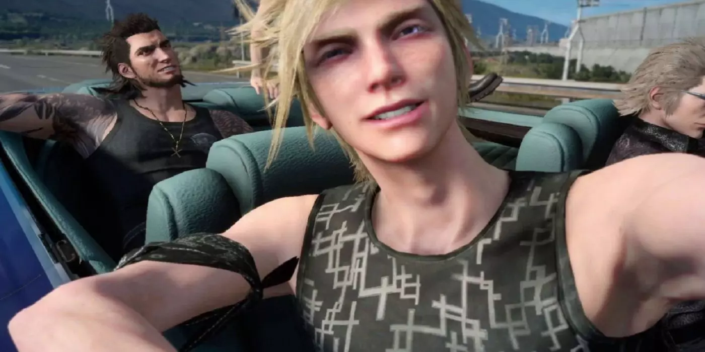 Prompto a Gladio