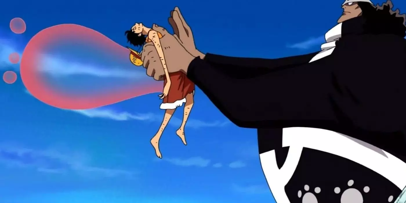 One Piece: Kuma Pushing All The Pain Out Of Luffy