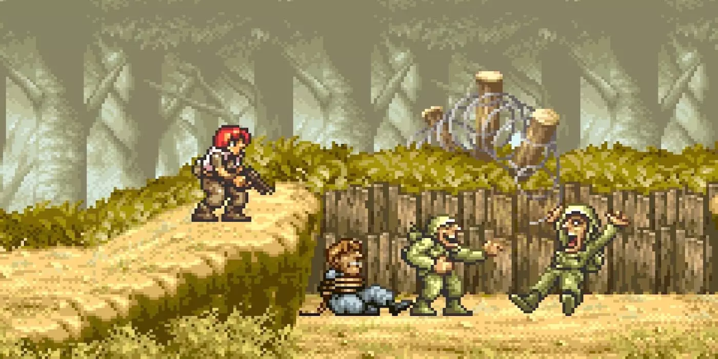 Screenshot sa dula sa Metal Slug Advance