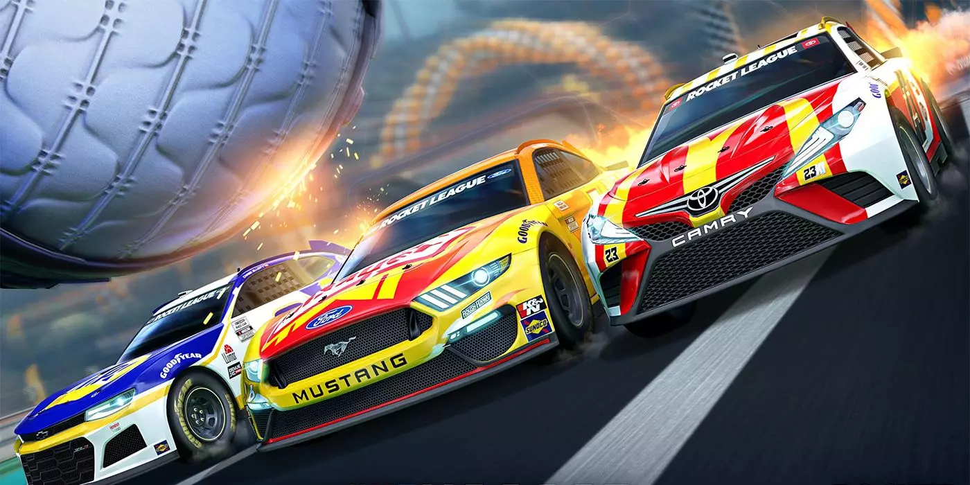 د راکټ لیګ NAscar dlc