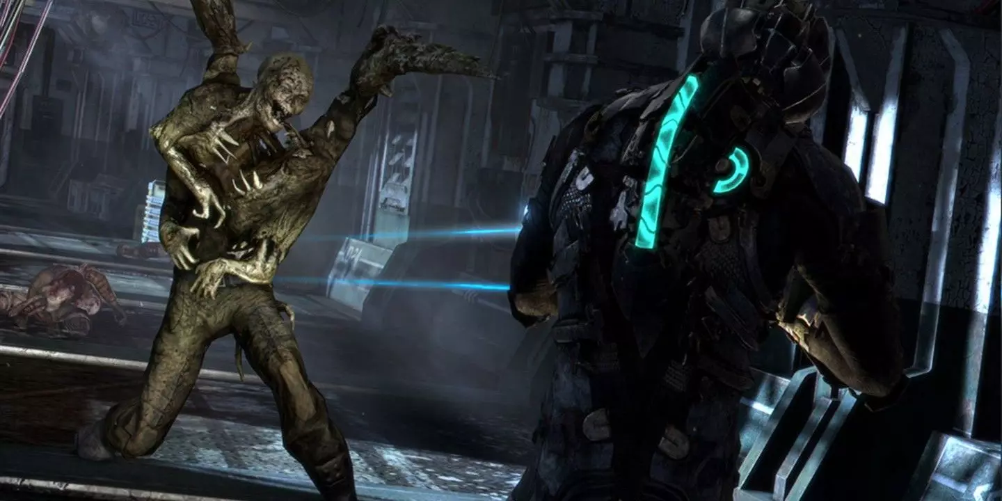 Dead Space 3 Necromorph atake koulwa