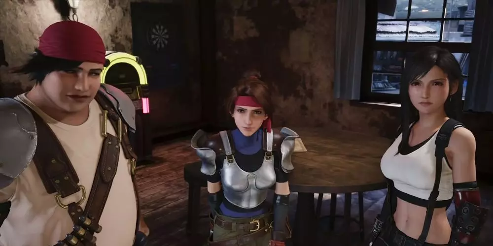 Tifa, Wedge in Jessie iz Final Fantasy VII Remake