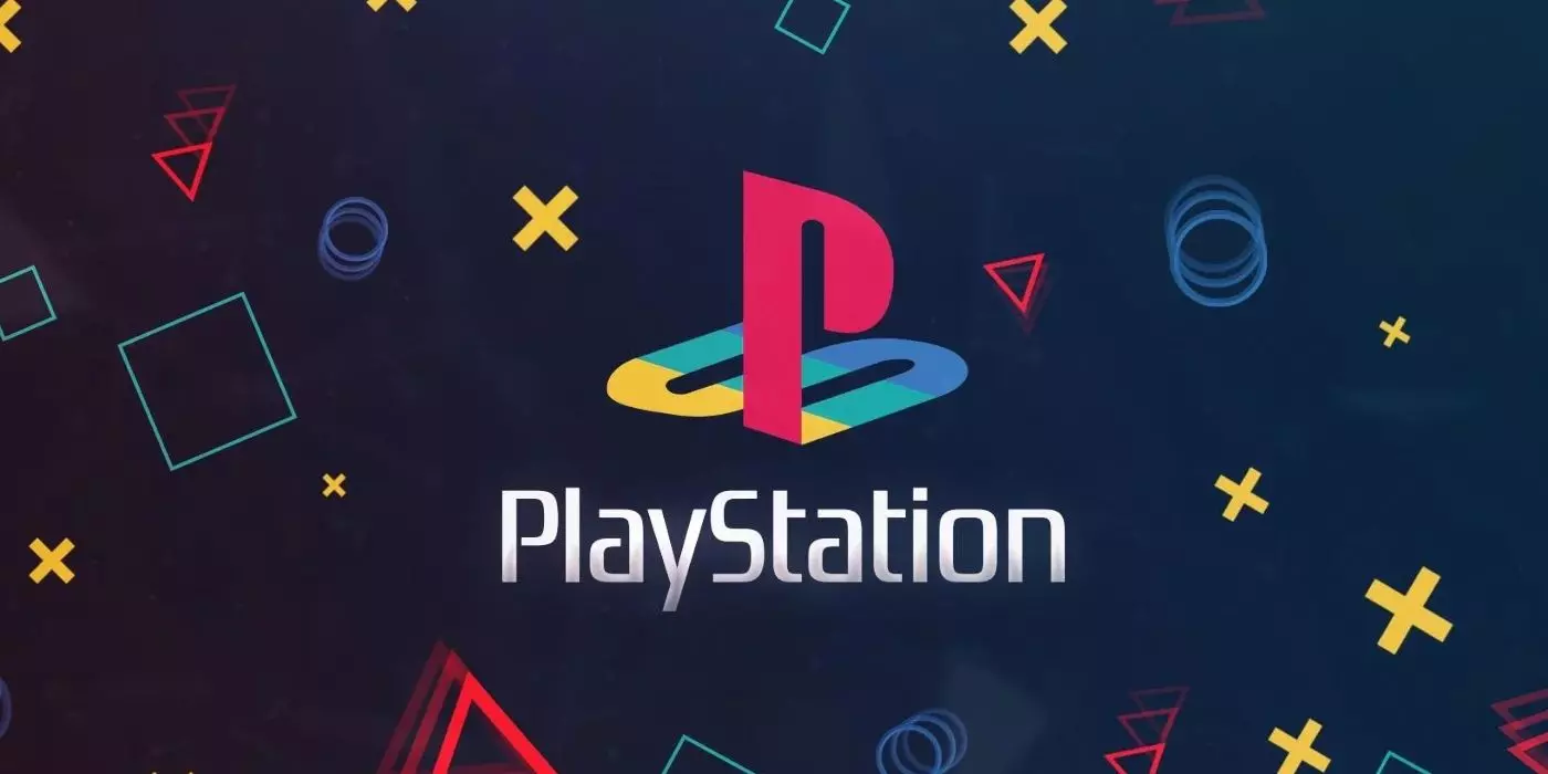 ρετρό λογότυπο του playstation