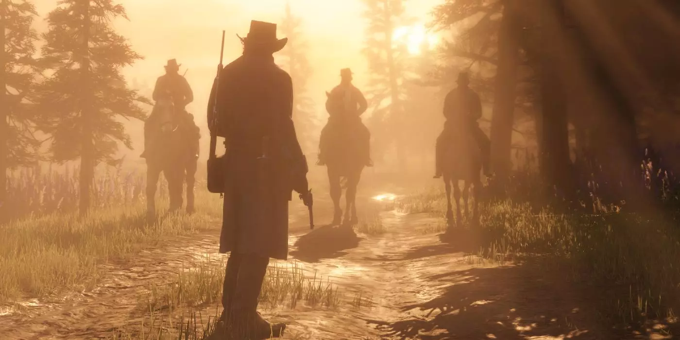 Red Dead Redemption 2 พระอาทิตย์ตก