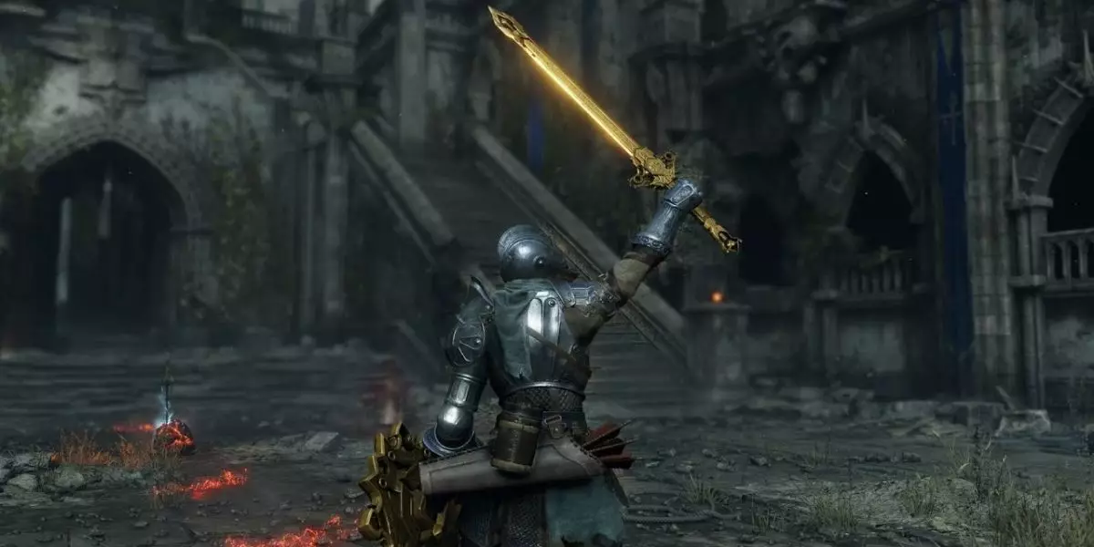 Ang rune sword ay mabuti para sa magic builds sa demons souls remake