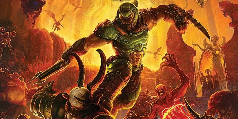 Doom Eternal Cover Slayer med klinger