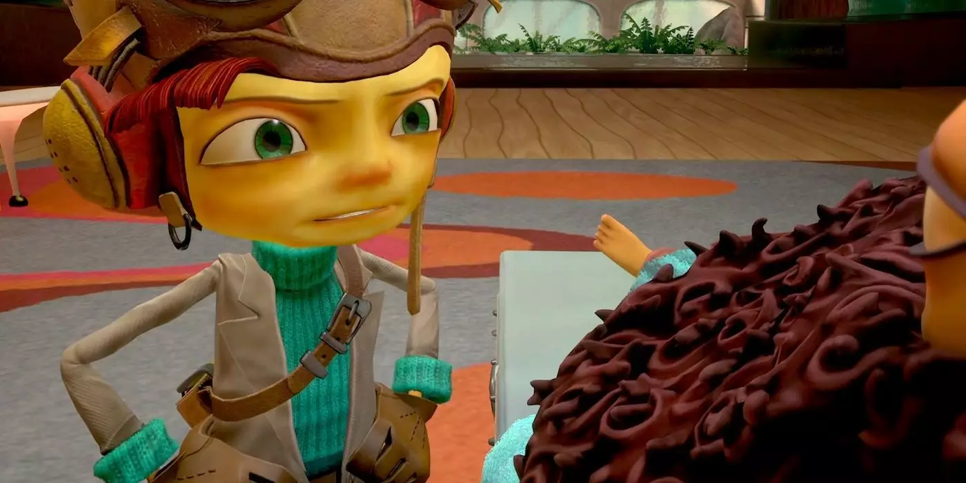 Gabháil scáileáin ó Psychonauts 2 - E3 2021.